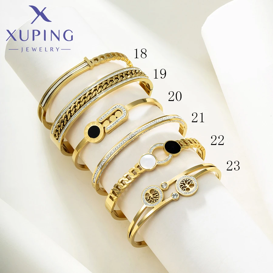 TTM Xuping Jewelry - Elegant Zircon Bracelet in 14K Gold