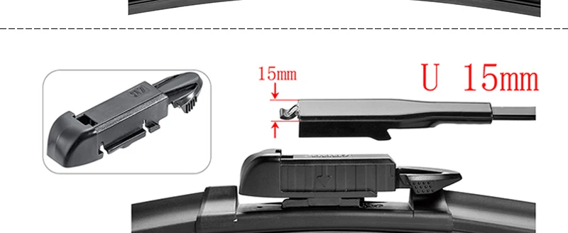 Baoyi Quality Multifit Flat Replaceable Adapter Frameless Windshield ...