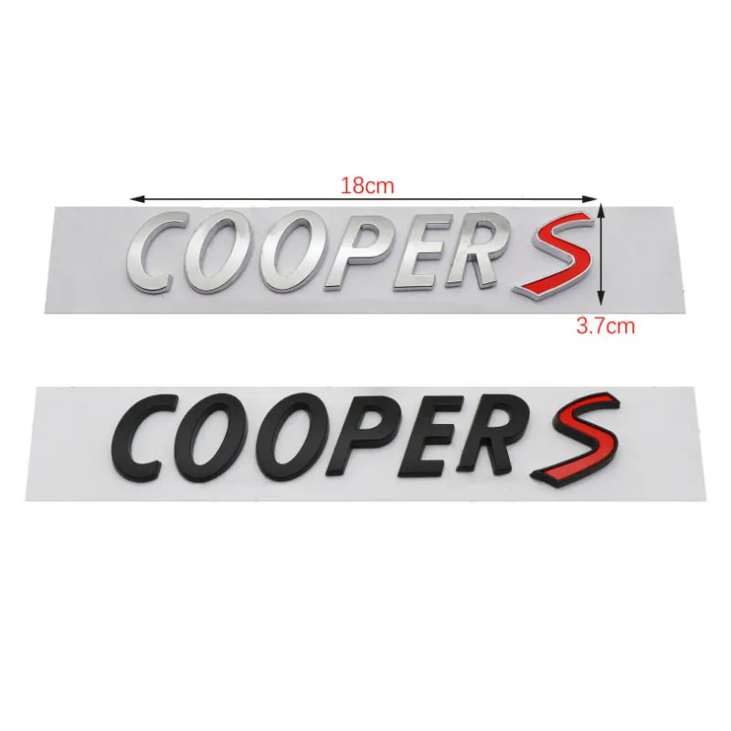 For Bmw Mini Cooper Coopers Logo Modified General Accessories Tail Label Sticker Tail Box Trunk ...