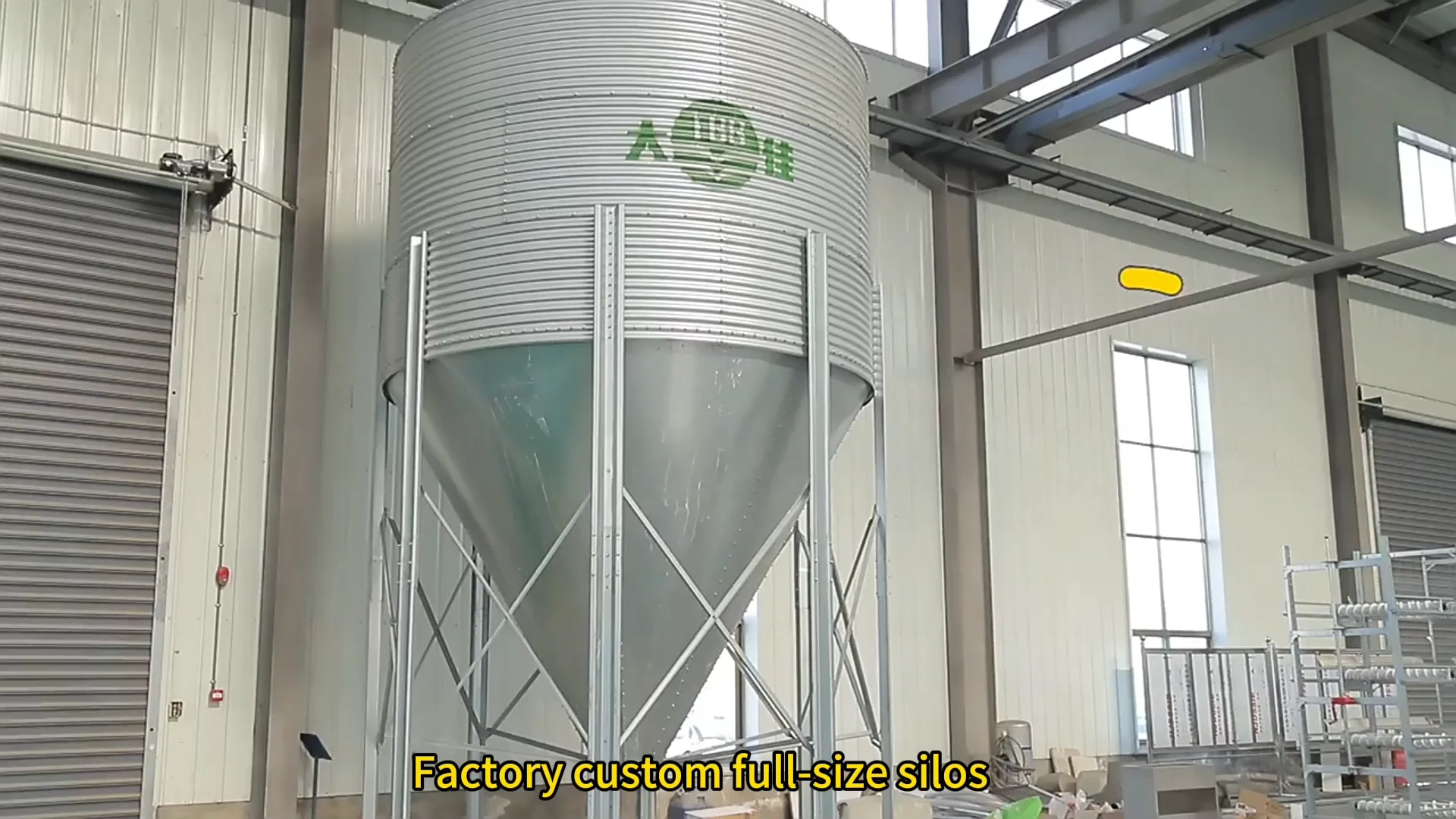 High Quality Portable Mobile Powder Cement Steel Silos For Grain Silos ...