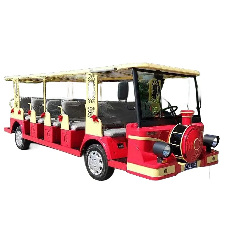 Newest Tourist Electric Shuttle Car 72v 23 Seats Electric Tourist ...