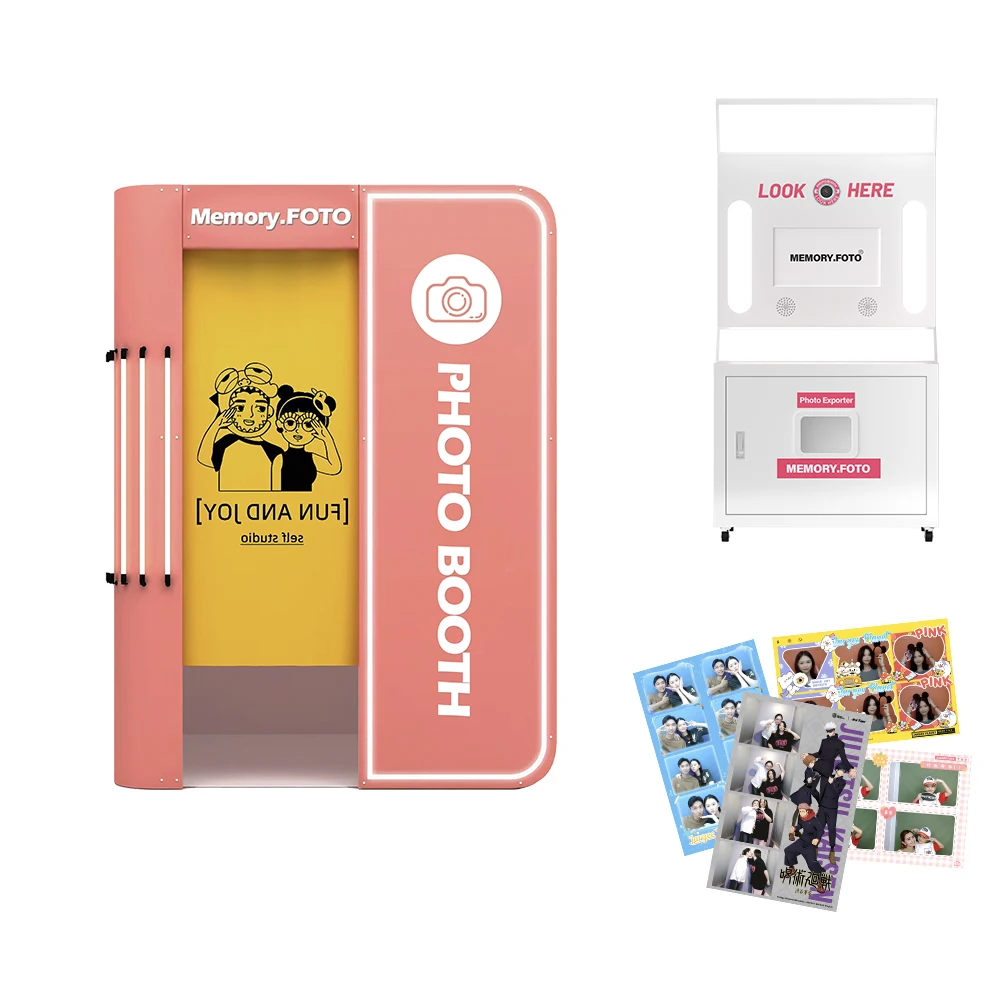 Outdoor All-in-one Photo Booth Vending Machine Shopping Mall Popular ...