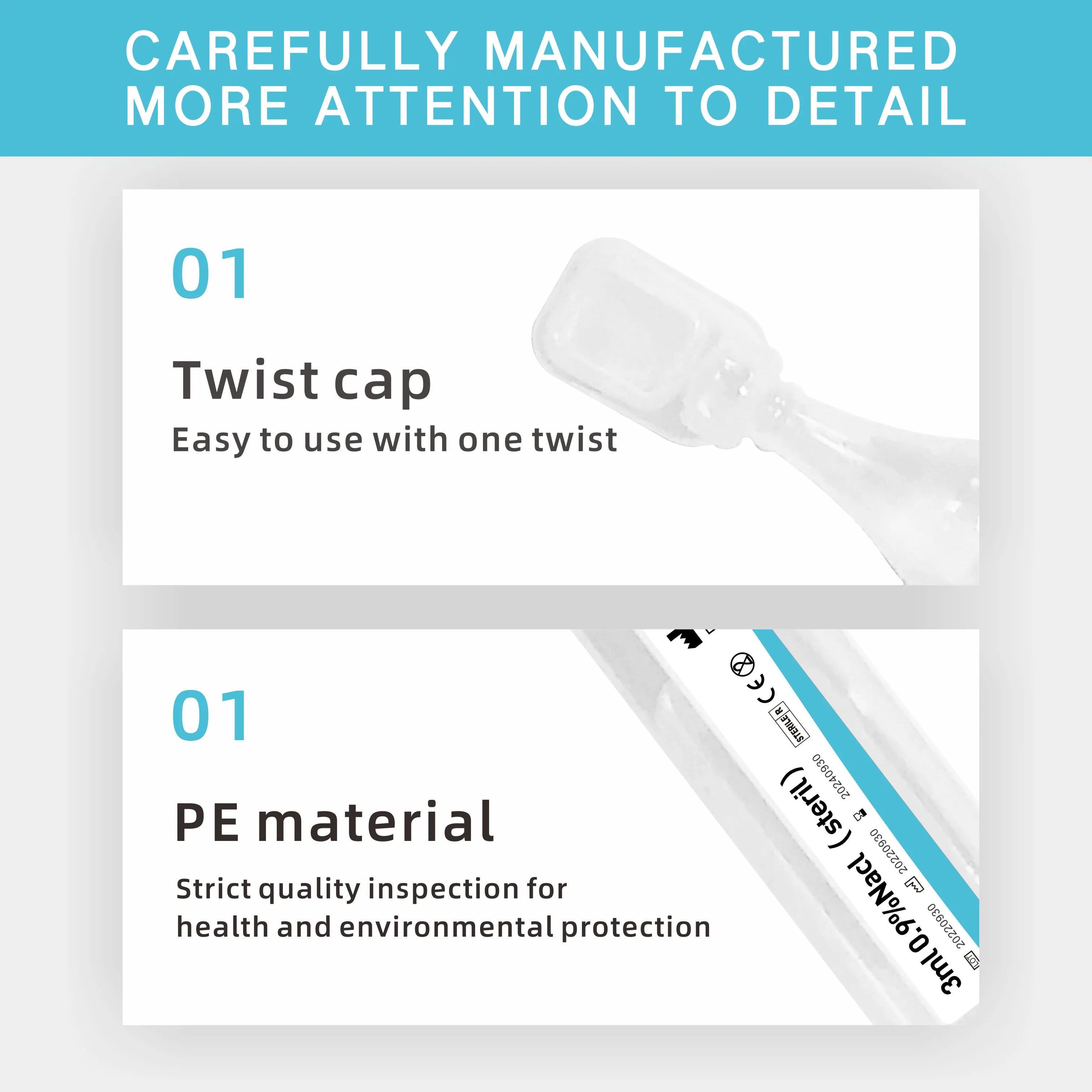 China Factory Good Quality Sterile Saline Solution Physiological Saline ...