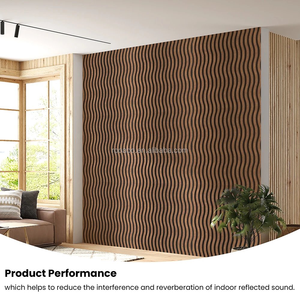 New Design 3D Elegant Waves Akupanel Acoustic Panel | Eco-Friendly ...