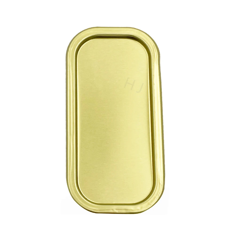 Square 700ml-1000ml Tinplate Can Top And Bottom Lid Bottle Caps - Buy ...