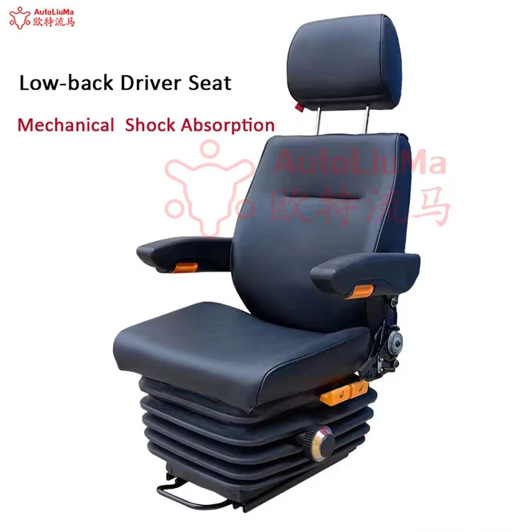 Ergonomic Mechanical Suspension Driver Seats for Heavy Equipment
