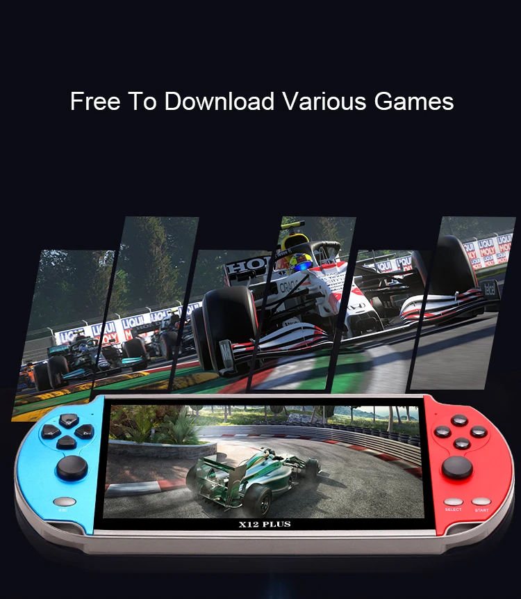 Factory Potable X12 Plus 7 Inch 16gb Consola X12plus Retro Handheld ...