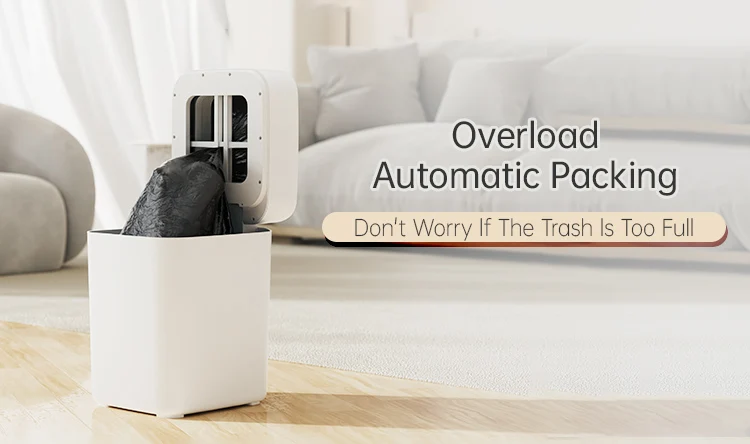 Smart Trash Bin TU01 - Self Sealing, Sensor Portable Diaper Bin