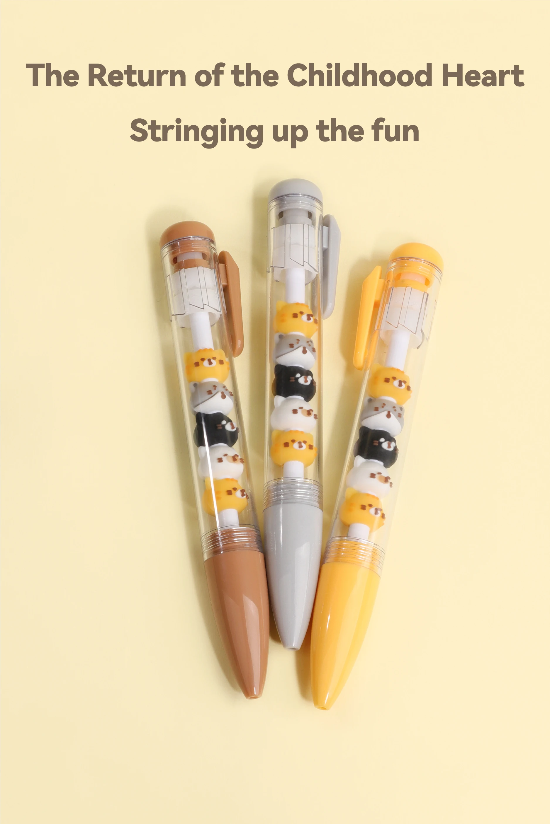 Kuki Customized Logo Cute Pen 0.5mm Gel Ink Pen in Cat Shape