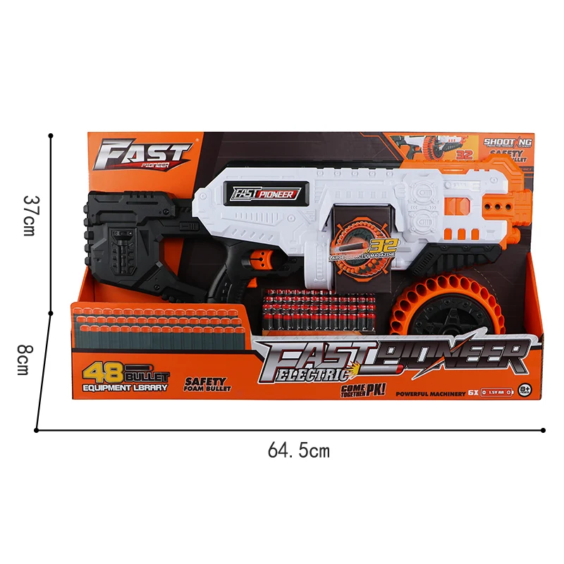 Outdoor Plastic Kid Manual Safety Big Electric Target Shooting Toy Air ...