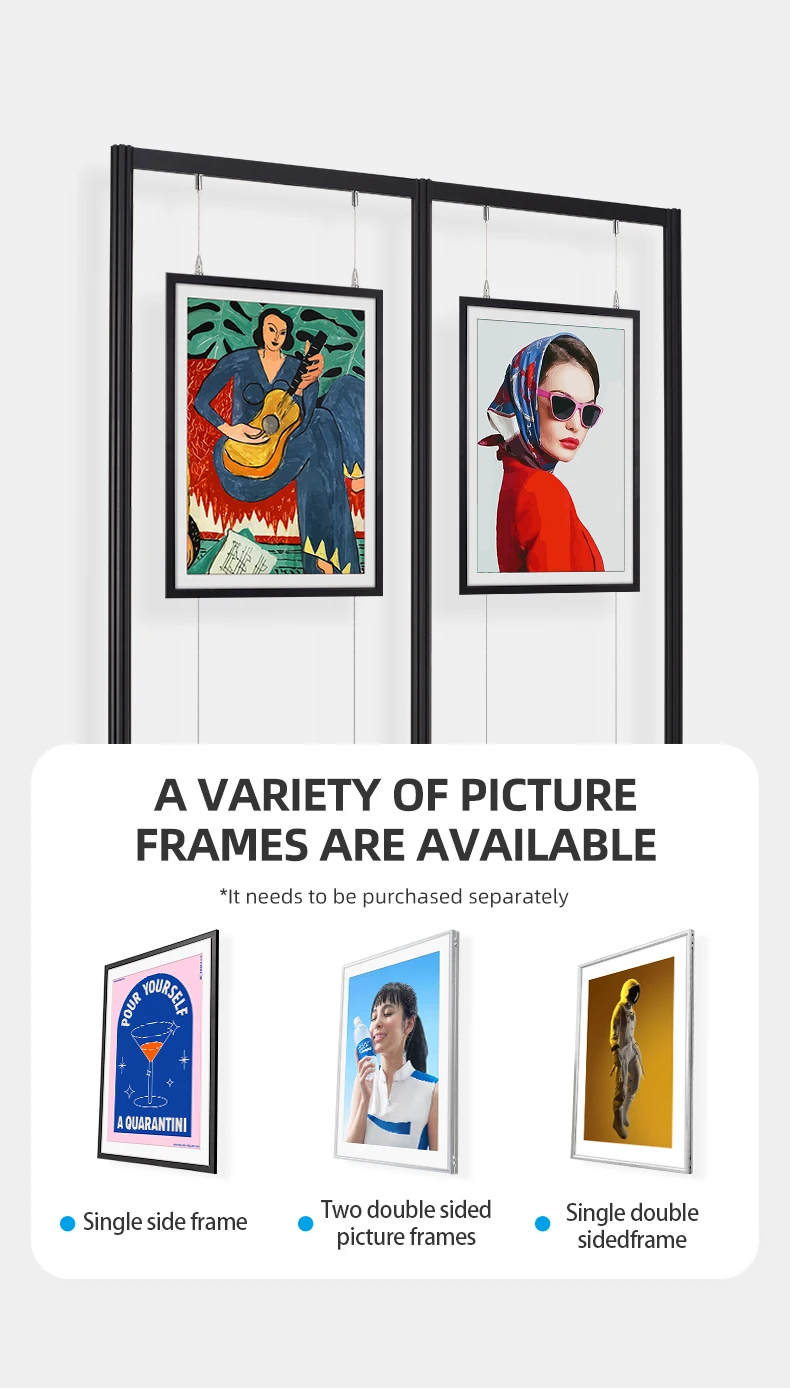 Modular Art Gallery Display Board - Movable Folding Partition
