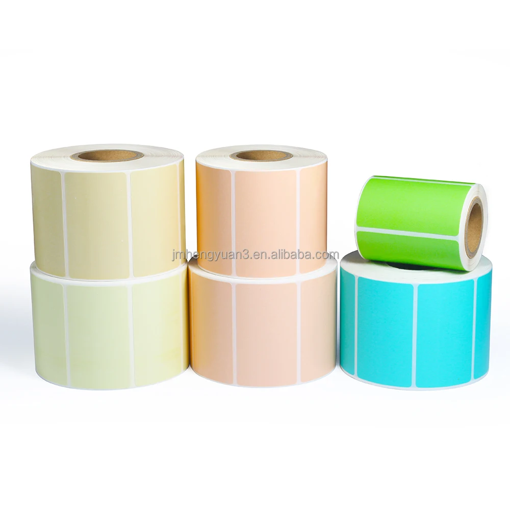 Custom Size 100mmx60mm Direct Thermal Sticker Paper Label Barcode ...