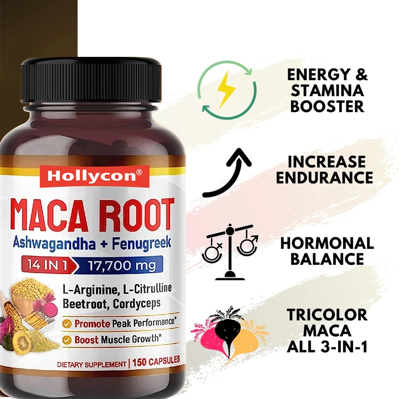 OEM Private Label Healthcare Supplement - Black Maca Capsules for Men