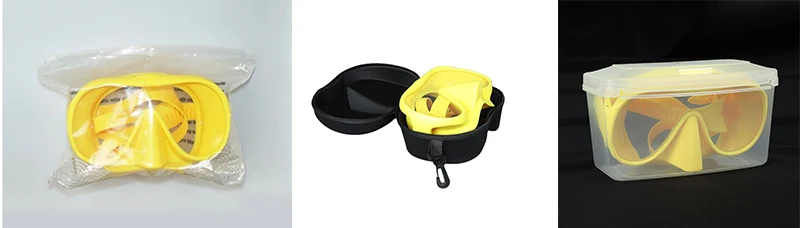 Mingyue Diving Mask - Frameless, 180 Wide View Snorkel Mask