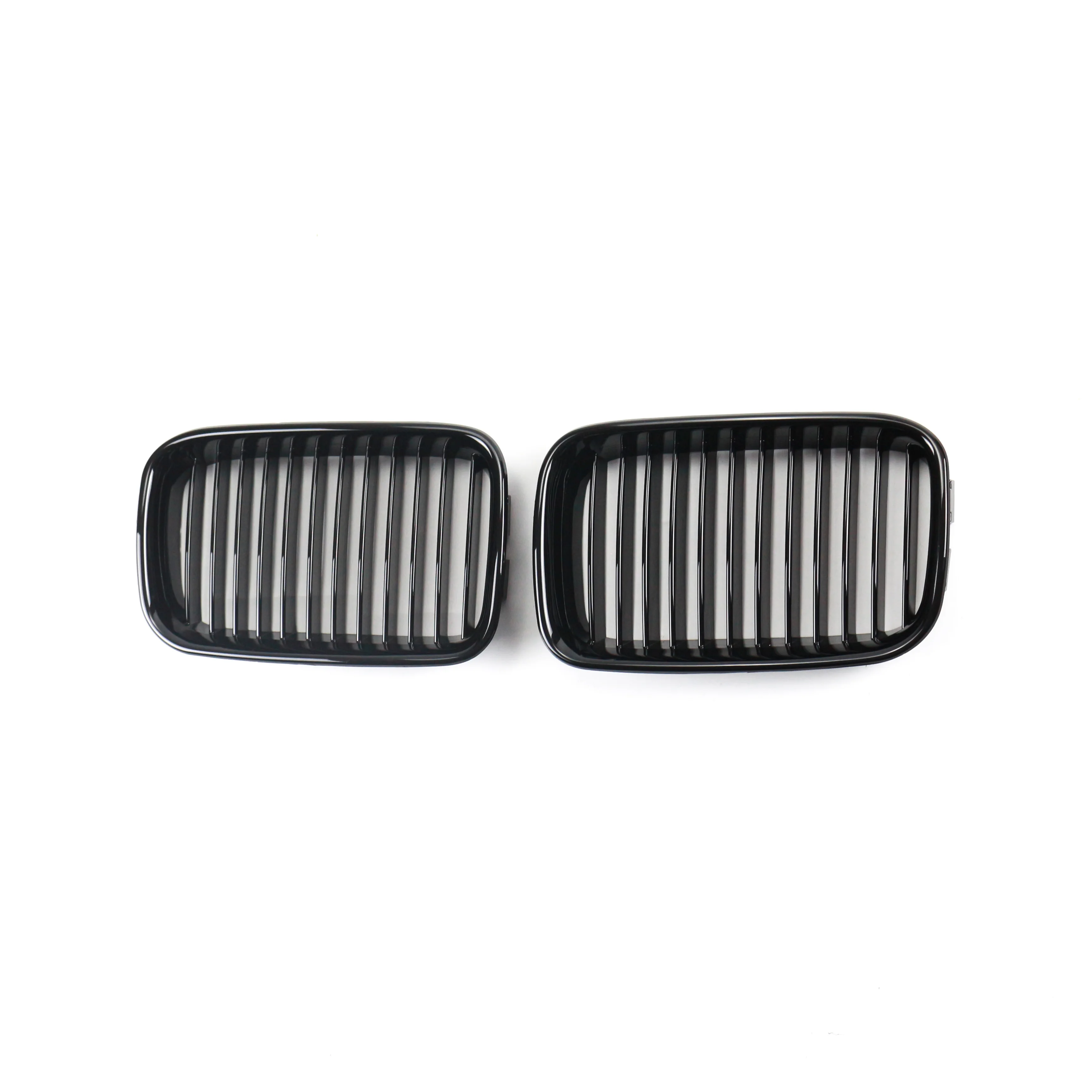 Racing Hood Grill Glossy Black Single Slat Front Bumper Grille For Bmw ...
