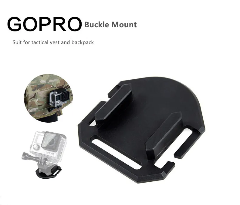 New Vest Quick Release Buckle Mount For Molle Gopro Hero 10 9 8 5 6 7 ...