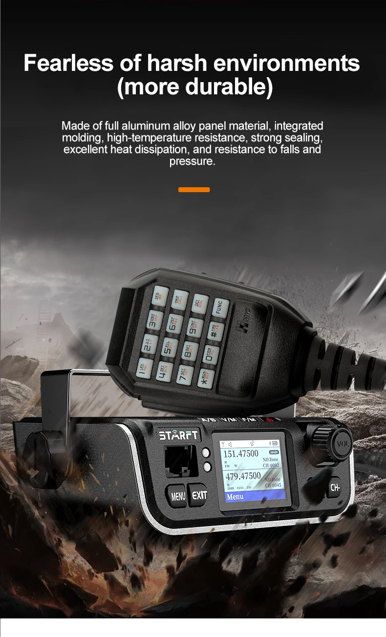 Starft M520D DMR Digital Mobile Radio - 3000 Memory Channels
