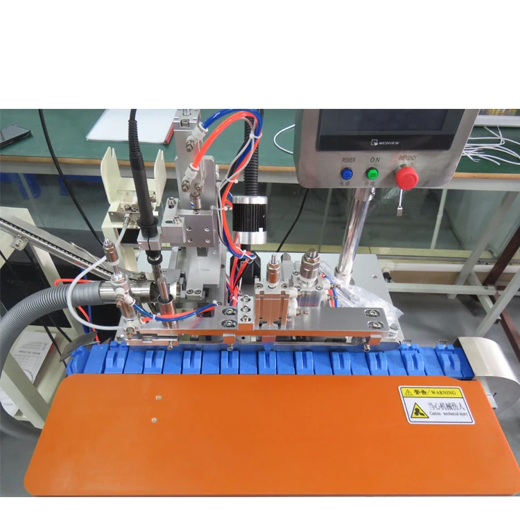 Automatic 2ends Usb Cable Data Cable Making Machine Dc Plug Soldering ...