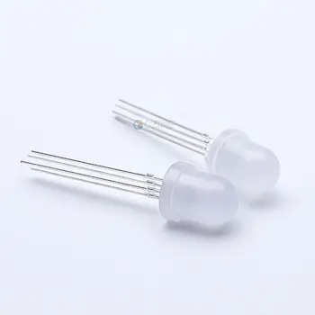 Programmable Addressable 5mm 8mm 10mm Fullcolor Rgb Light Emitting Dip ...