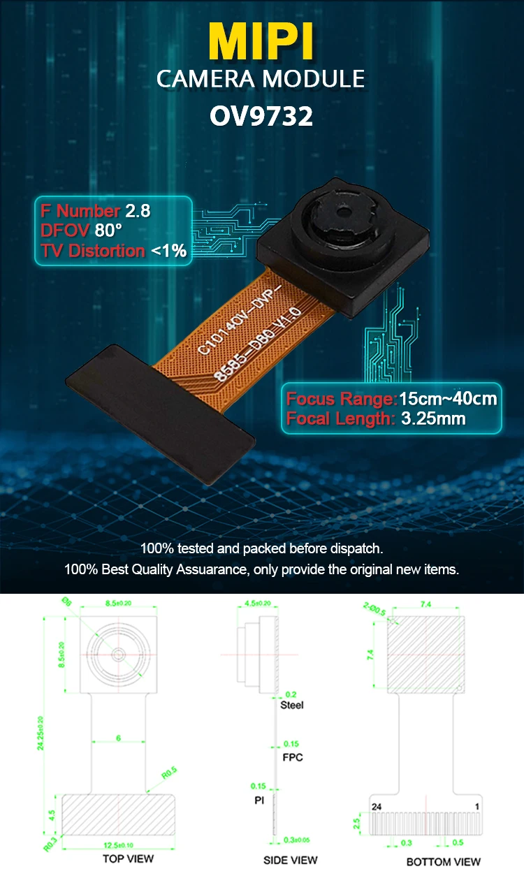 OV9732 Block Camera Module - High Performance & Customization