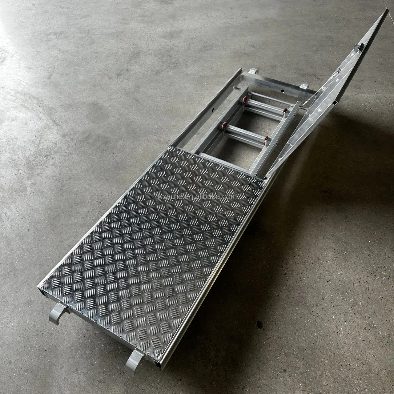 All Aluminum Access Plank Platform Deck With Aluminum Ladder for ...