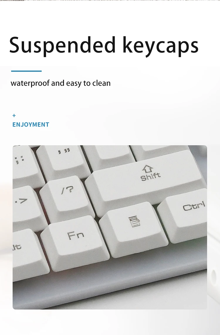 JINMS KM006 Wired Keyboard and Mouse Set RGB Gaming Keyboard and Mouse ...