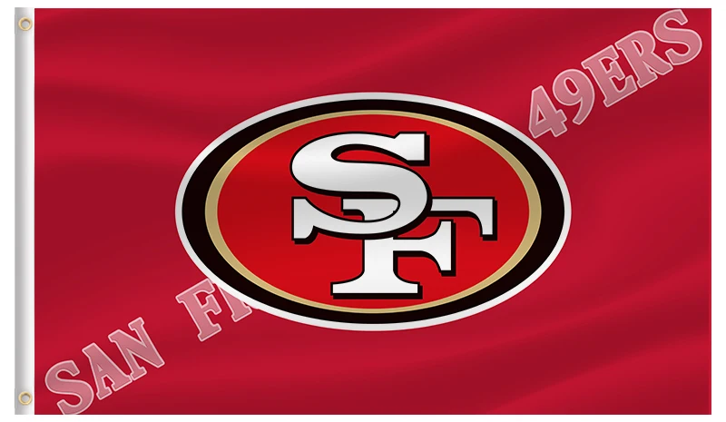 Hot Style 100% Polyester Outdoor Nfl Team Banner San Francisco 49ers ...