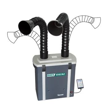 4-layer Filter Fume Gas Extractor Dual Arm 250w Fume Extractor For Dtf ...