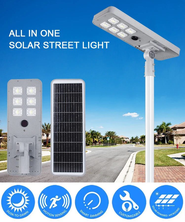 Smart Solar LED Street Light with CCTV Camera 4G Connectivity
