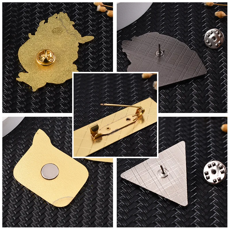 Metal Badge Brooch Customized Company Logo Division Emblem Zinc Alloy ...