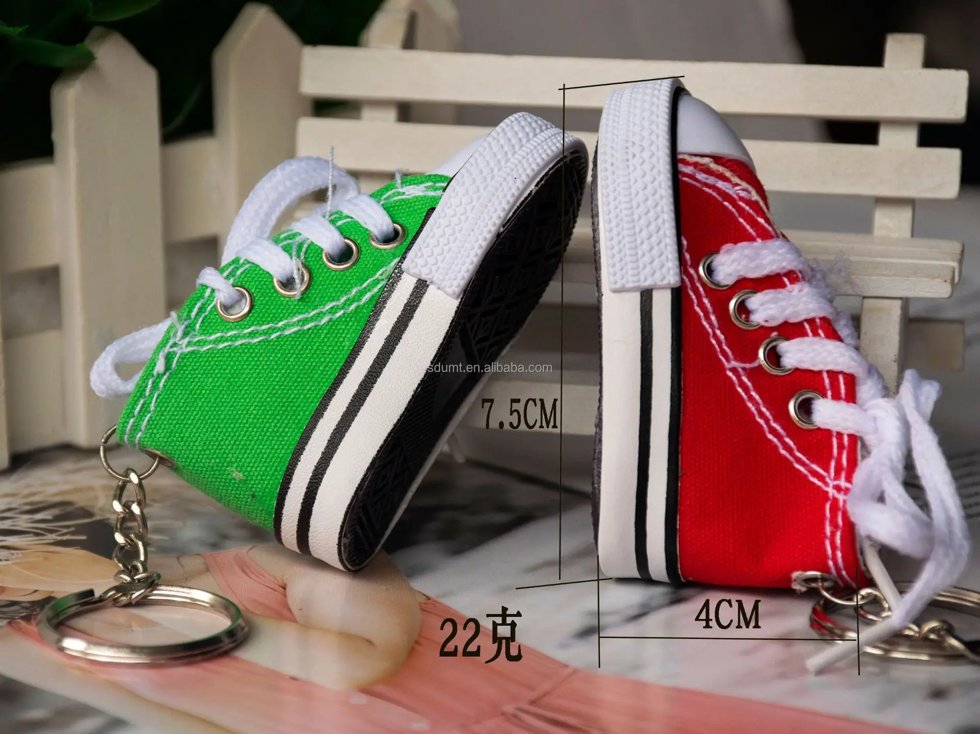 Colorful Oneok Cute Key Ring Mini Cloth Pvc Shoe Canvas Shoes Key Chain ...