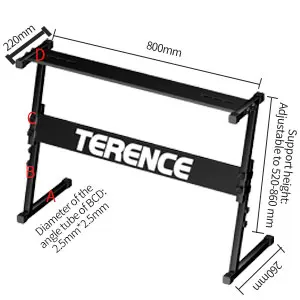 Terence TS01 Electric Keyboard - 61-Key Multi-Function Piano