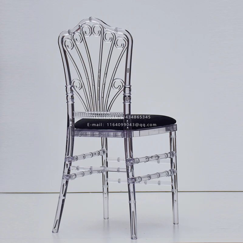 Wholesale Clear Acrylic Crystal Resin Chiavari Chair Transparent ...