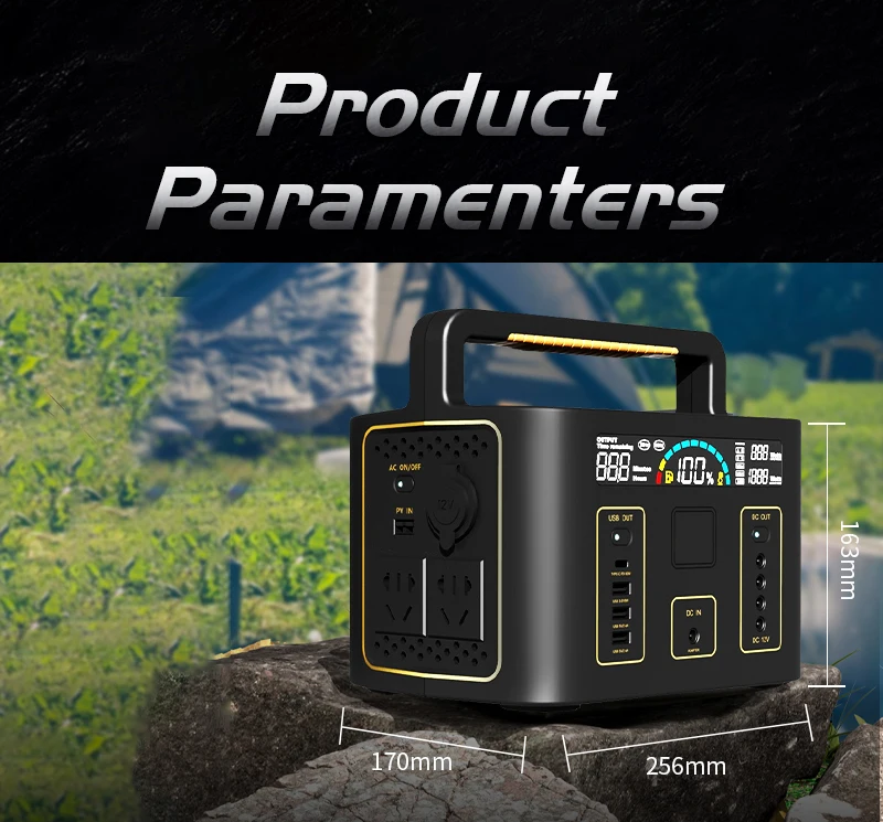 High Quality Rawspark 500w Lifepo4 Battery Portable Solar Power Station For Outdoor Charging ...