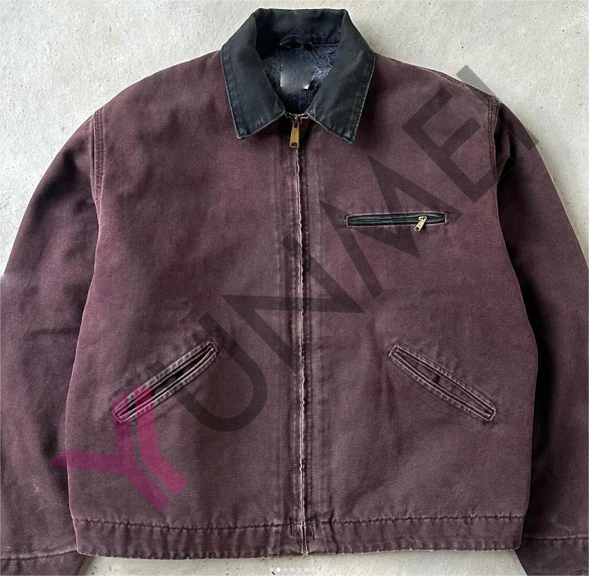 Yunmei Manufacturer Custom Vintage Denim Work Jackets Winter Carpenter ...