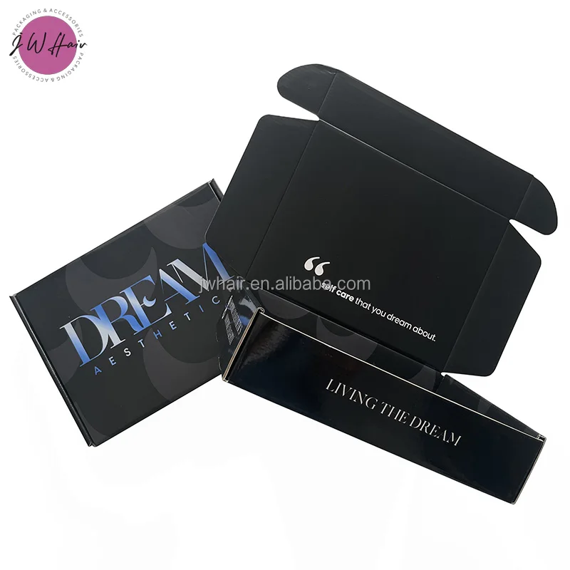 Custom Hair Box,Hang Tag,Sticker,Bundle Wrap,Polymailer,Edge Band,Satin ...
