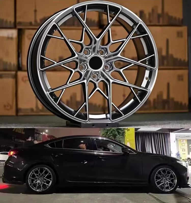 Shop High Quality Car Rims - 18 19 Inch 5X114.3 Black Alloy
