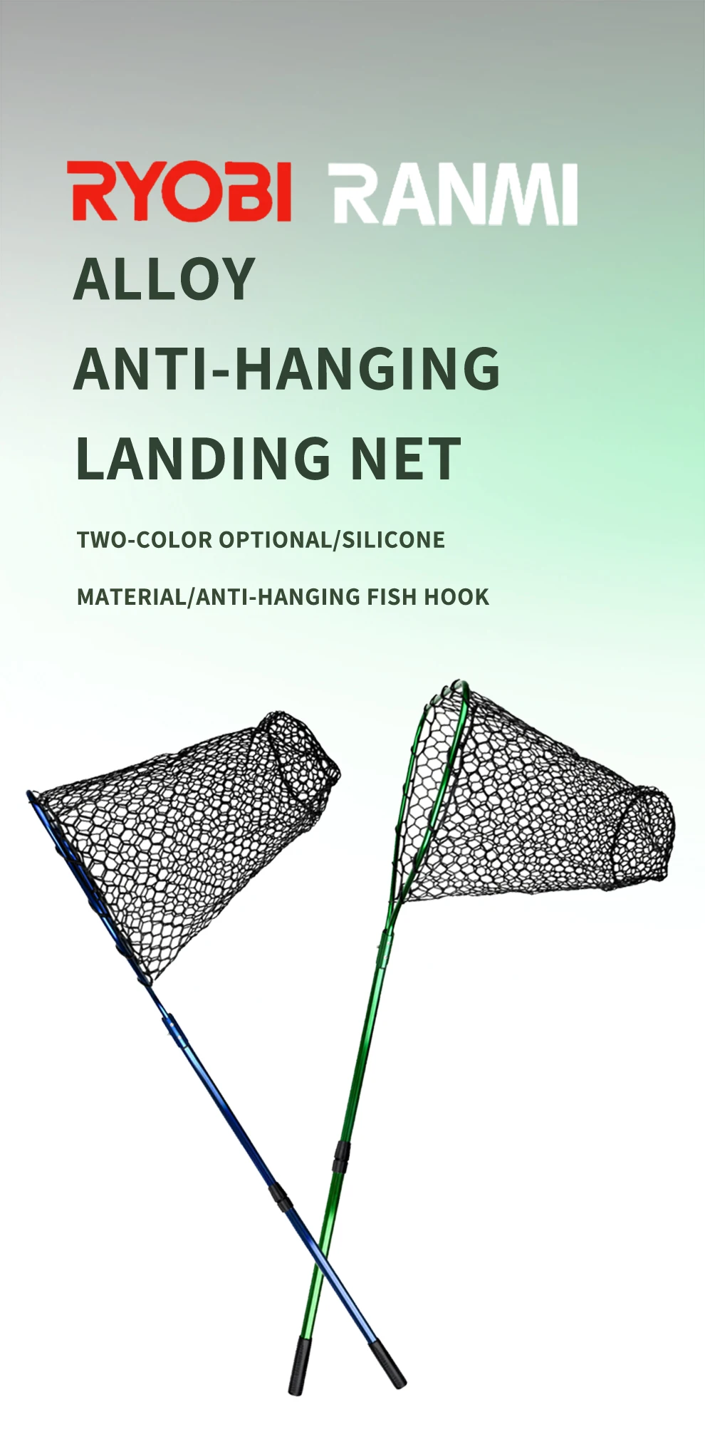 Long Handle Fishing Net - 155cm Telescopic Fish Catching Net