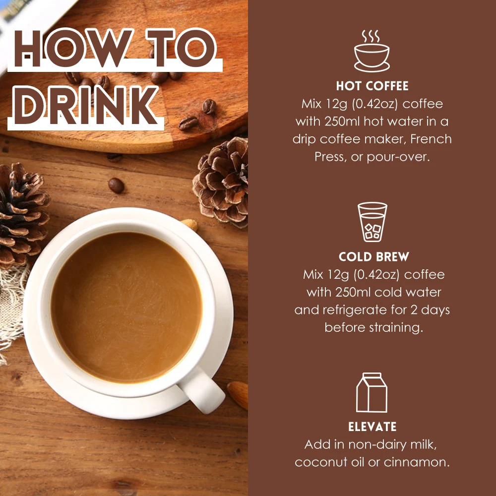 Private Label Excellent Mushroom Coffee Blend Mushroom Coffee Powder ...