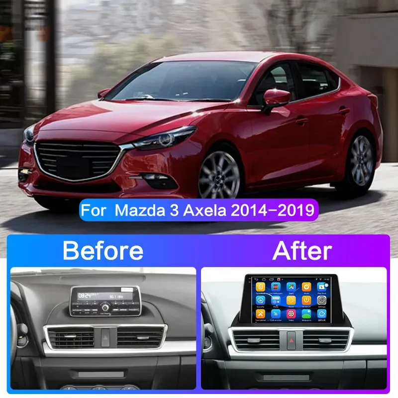 Car Radio For Mazda 3 Axela 2014+ 2 Din Android Car Stereo Gps Wifi ...