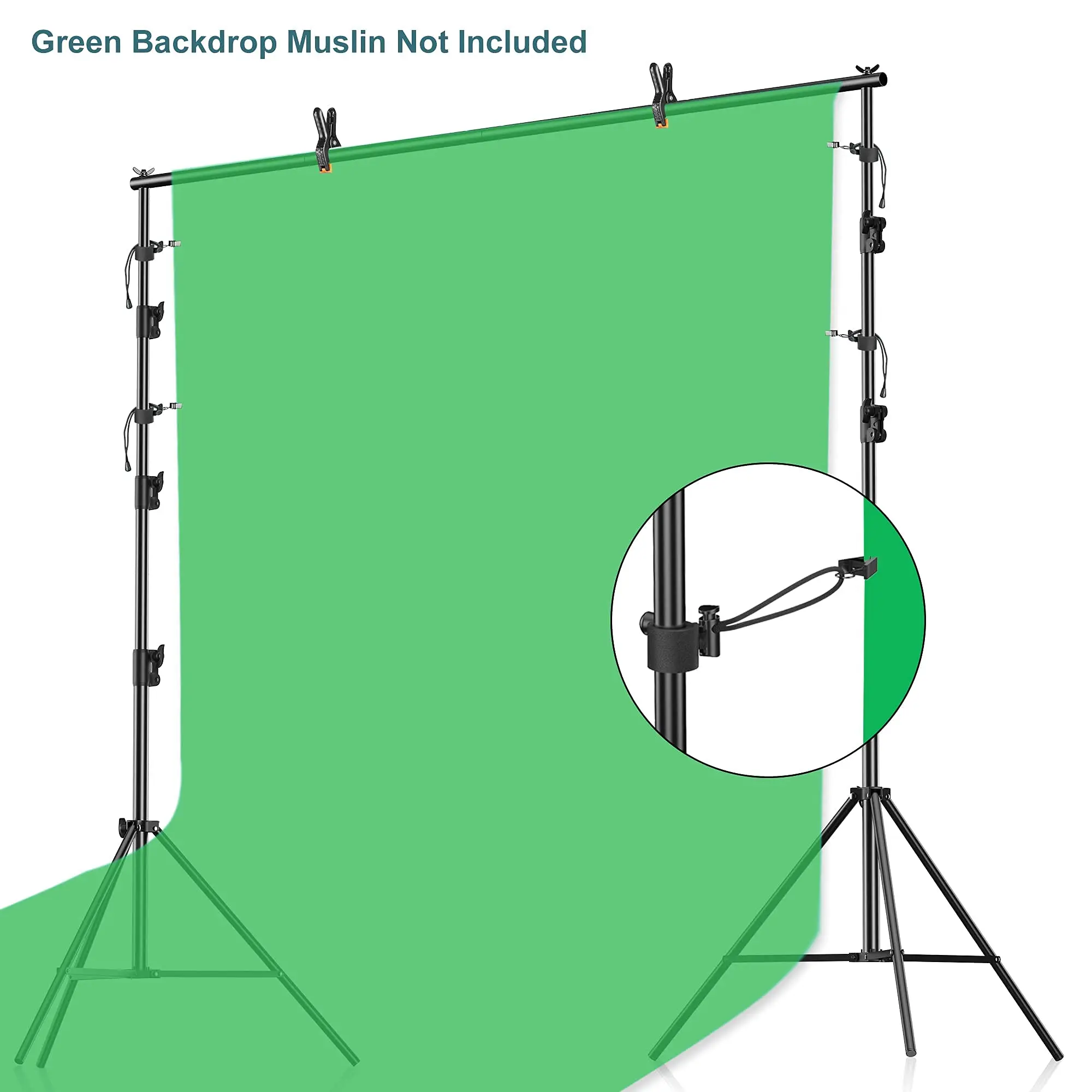 Photographic Tripod Backdrop Adjustable Muslin Studio Photography ...