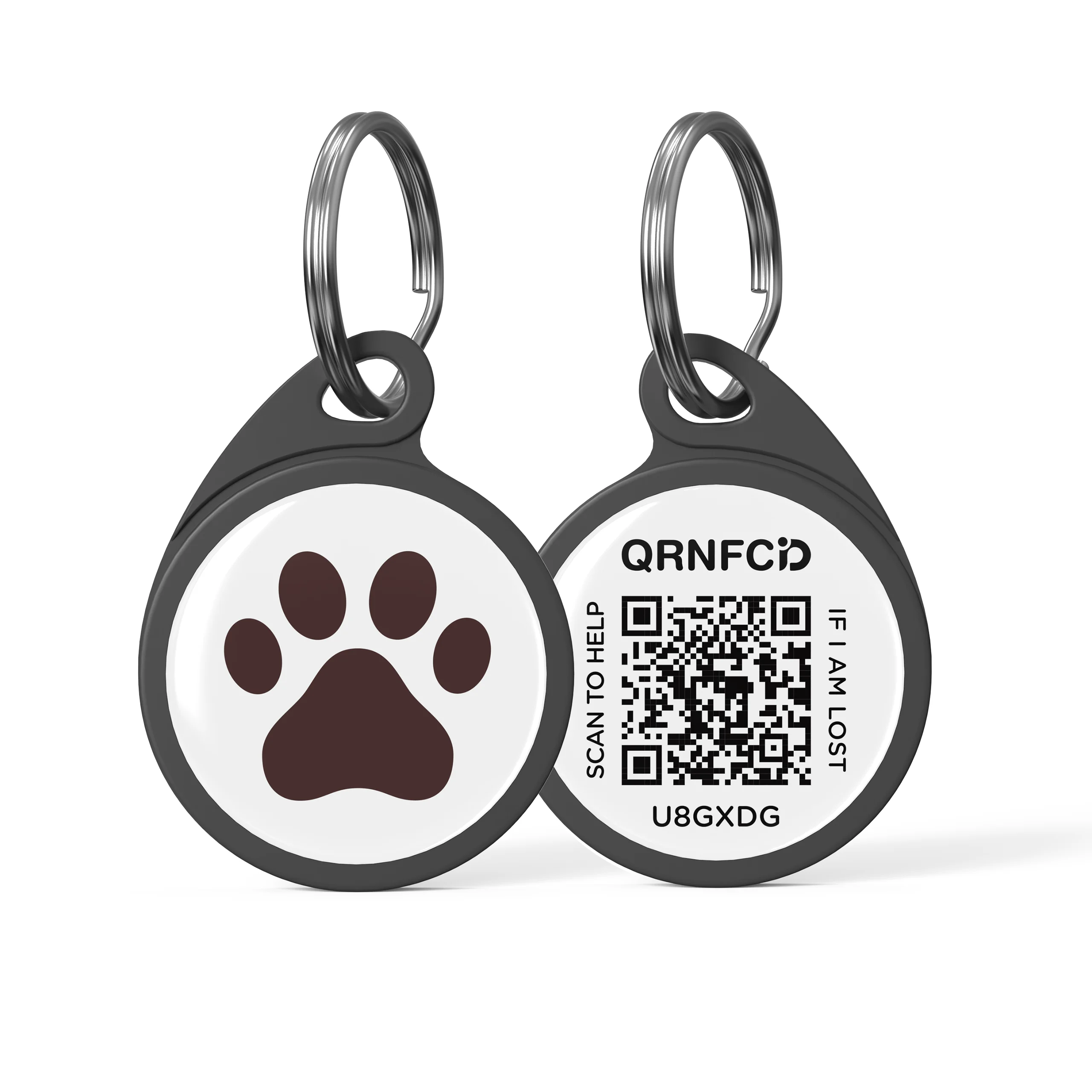 Nfc Qr Code Epoxy Pet Dog Id Tag - Buy Qr Code Pet Id Tag,Nfc Dog Id ...