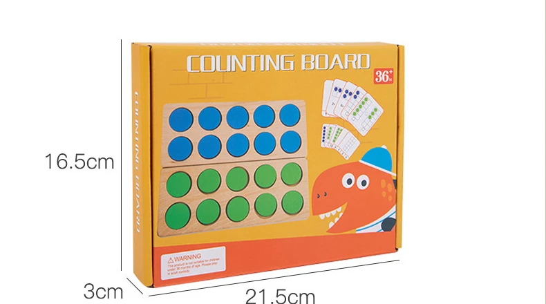 Montessori Mathematics Wooden Toy Ten Grid Array Number Addition And ...