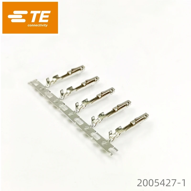 오리지널 AMP 터미널 2005427-1 TE 와이어 투 보드 리셉터클 크림프 24-20 AWG 주석 전원 터미널 접점 ...