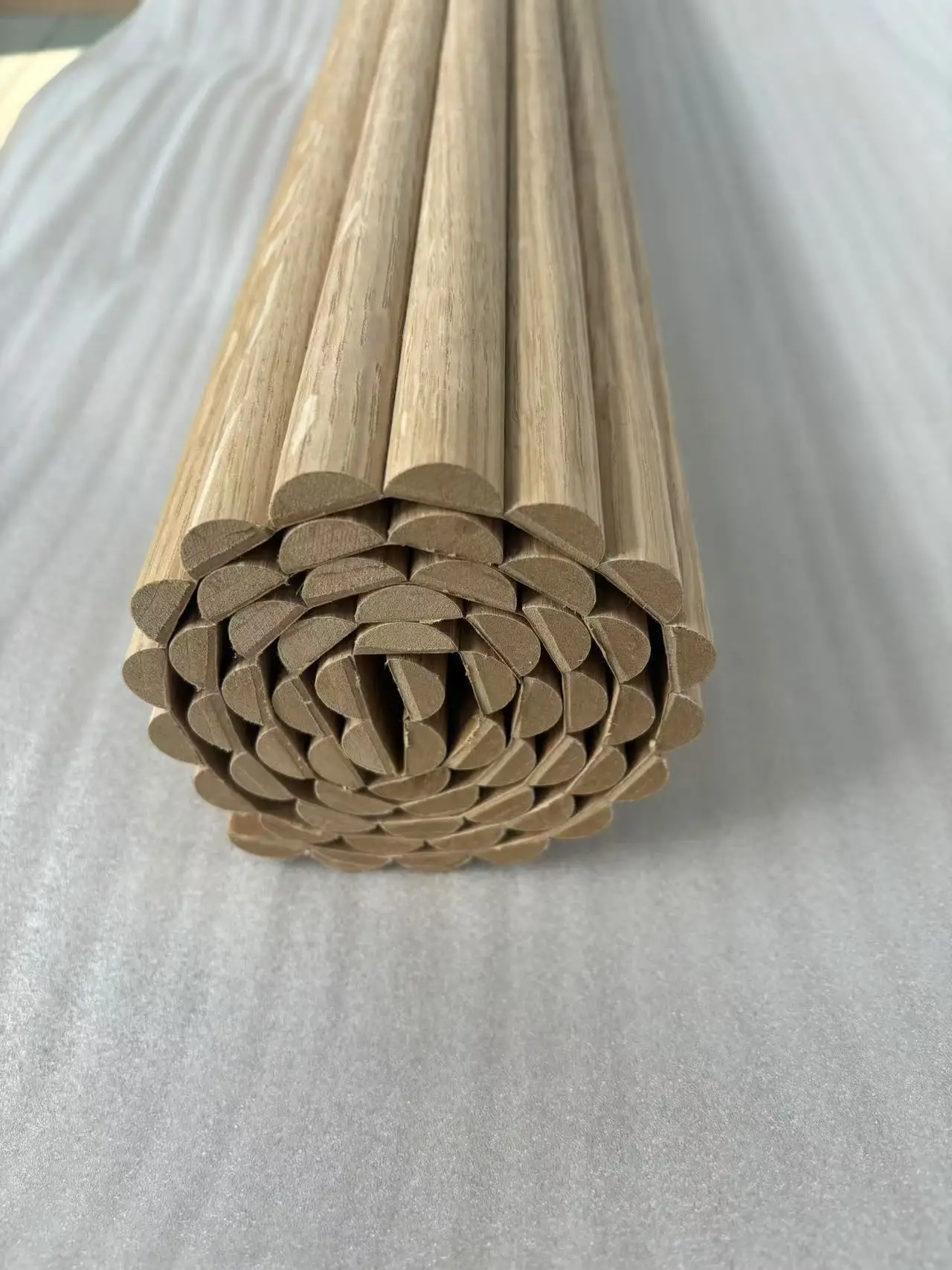 Super Flexible Natural Wood Veneered Bendy Wall Cladding for Interior