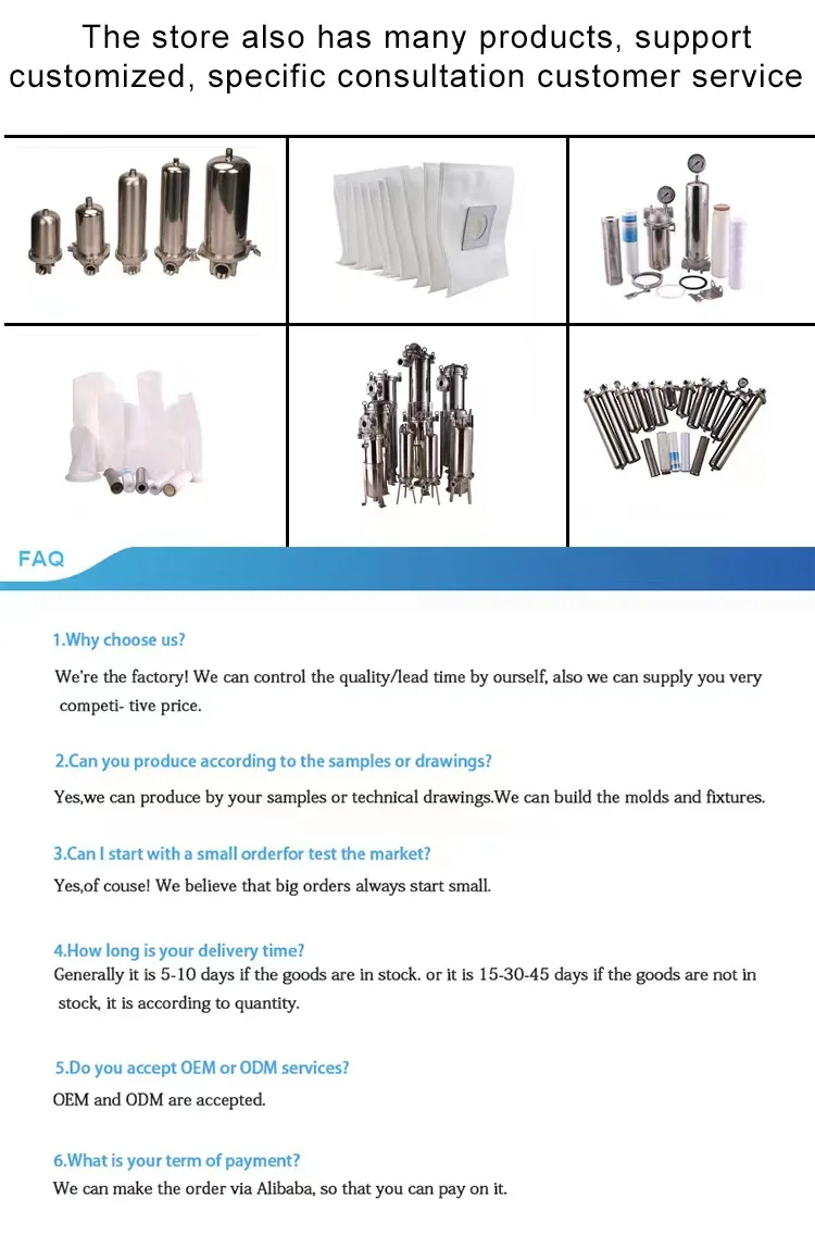 Stainless Steel Filter Housing 20 Inch Filter 1/2 Inch 3/4inch 1inch In ...