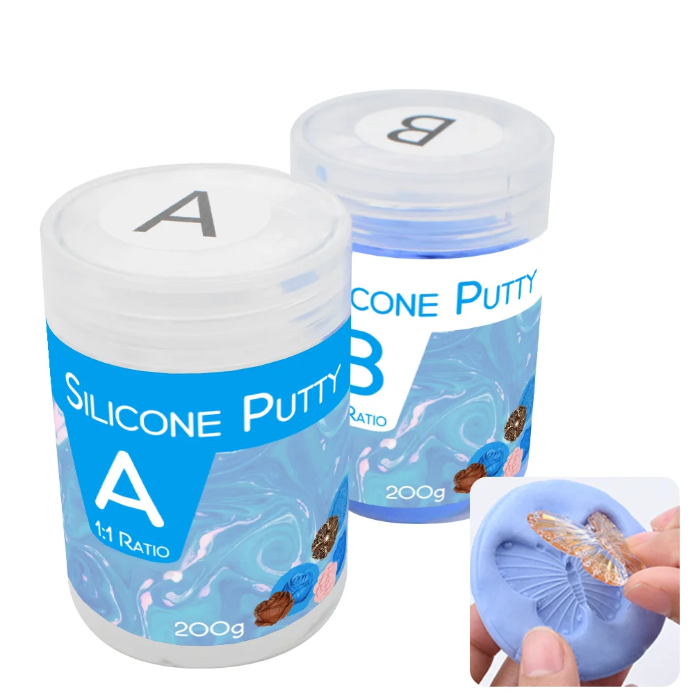 Solid Silica Gel Putty Mold 400g 1:1 200g A+200g B No Toxic Solid ...