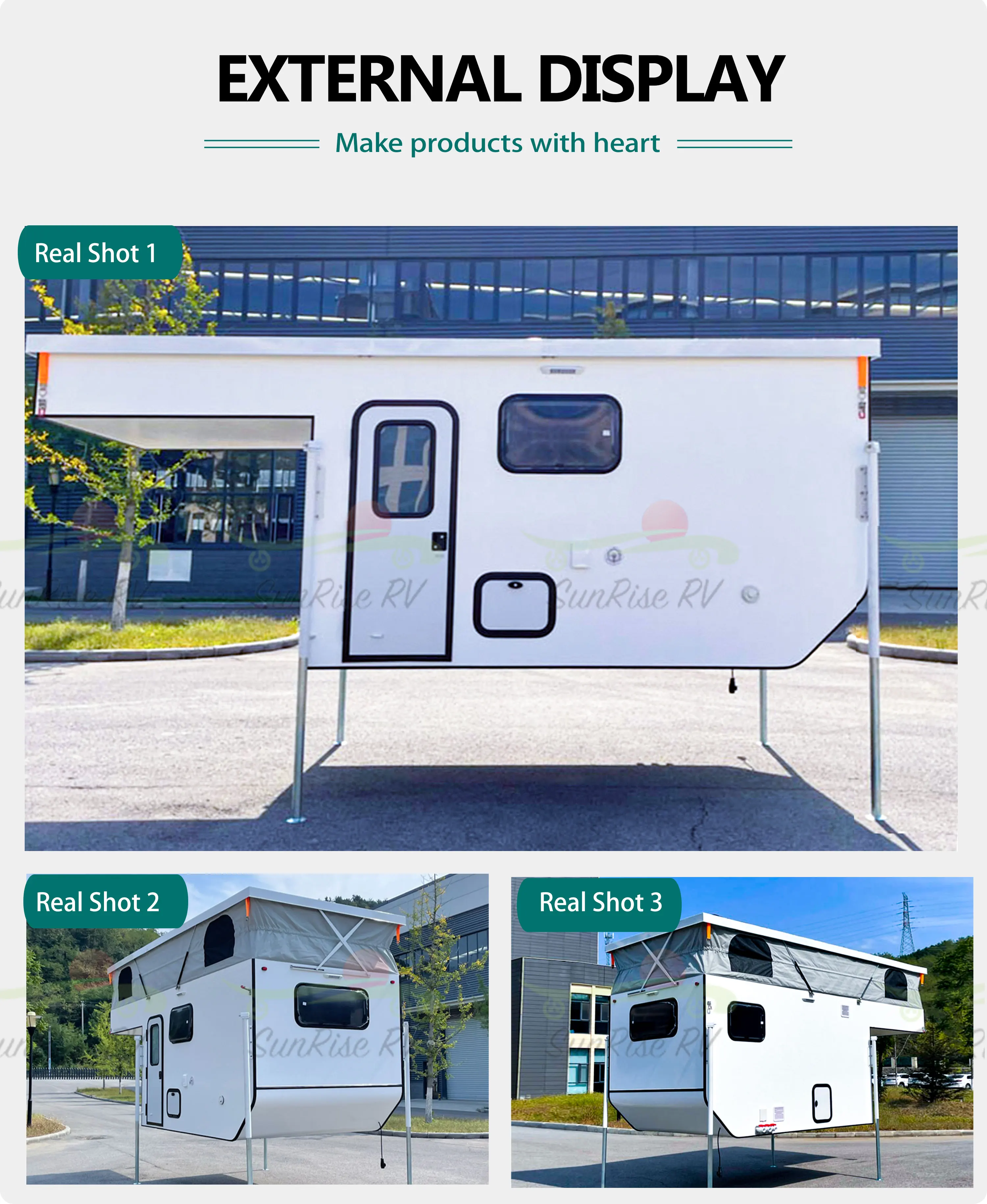 Lightweight Slide on Campers - Pop up Truck Camper