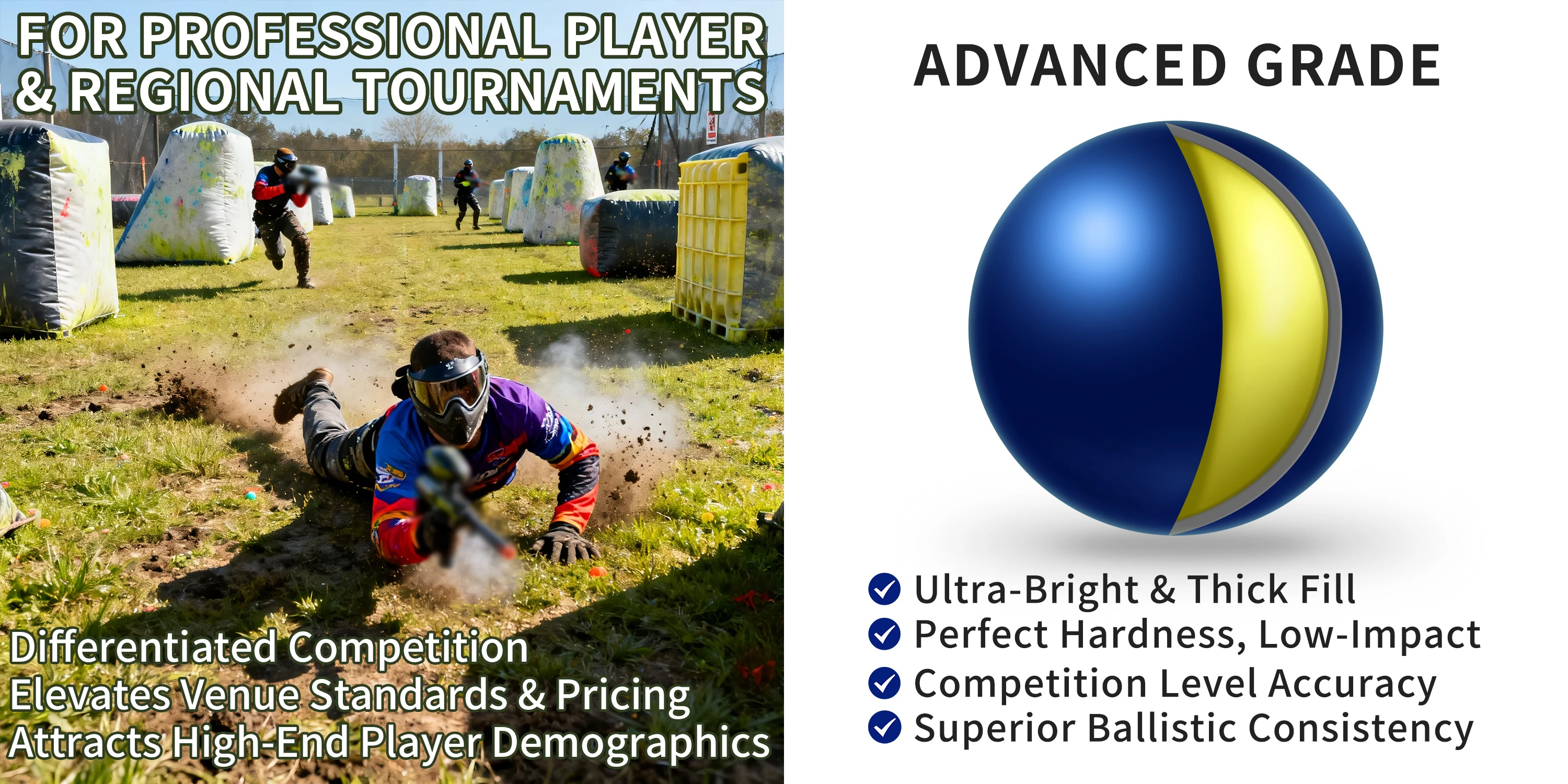 Durable Paintballs for Fun and Thrill - Wholesale Available