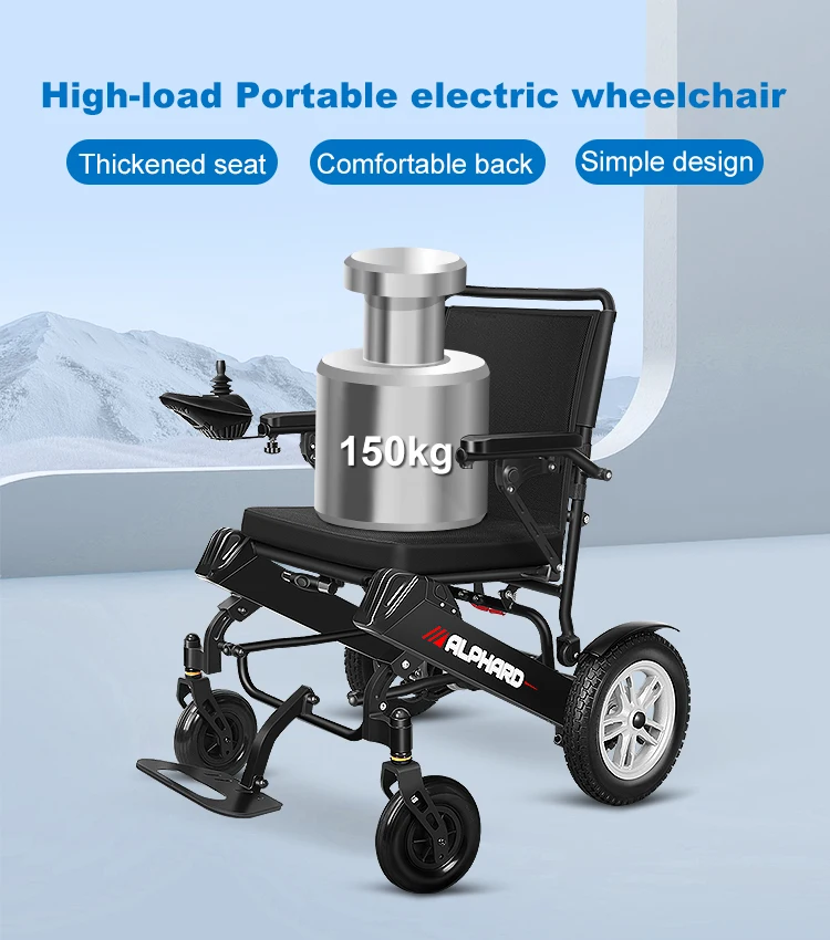 25kg Foldable Power Wheelchair - 130kg Leg Disability Assistance